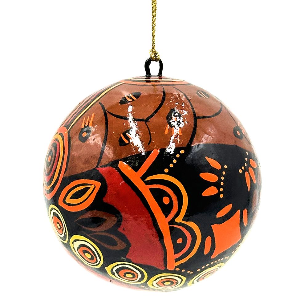 BAUBLE XMAS INDIGENOUS ART - Christmas Presence